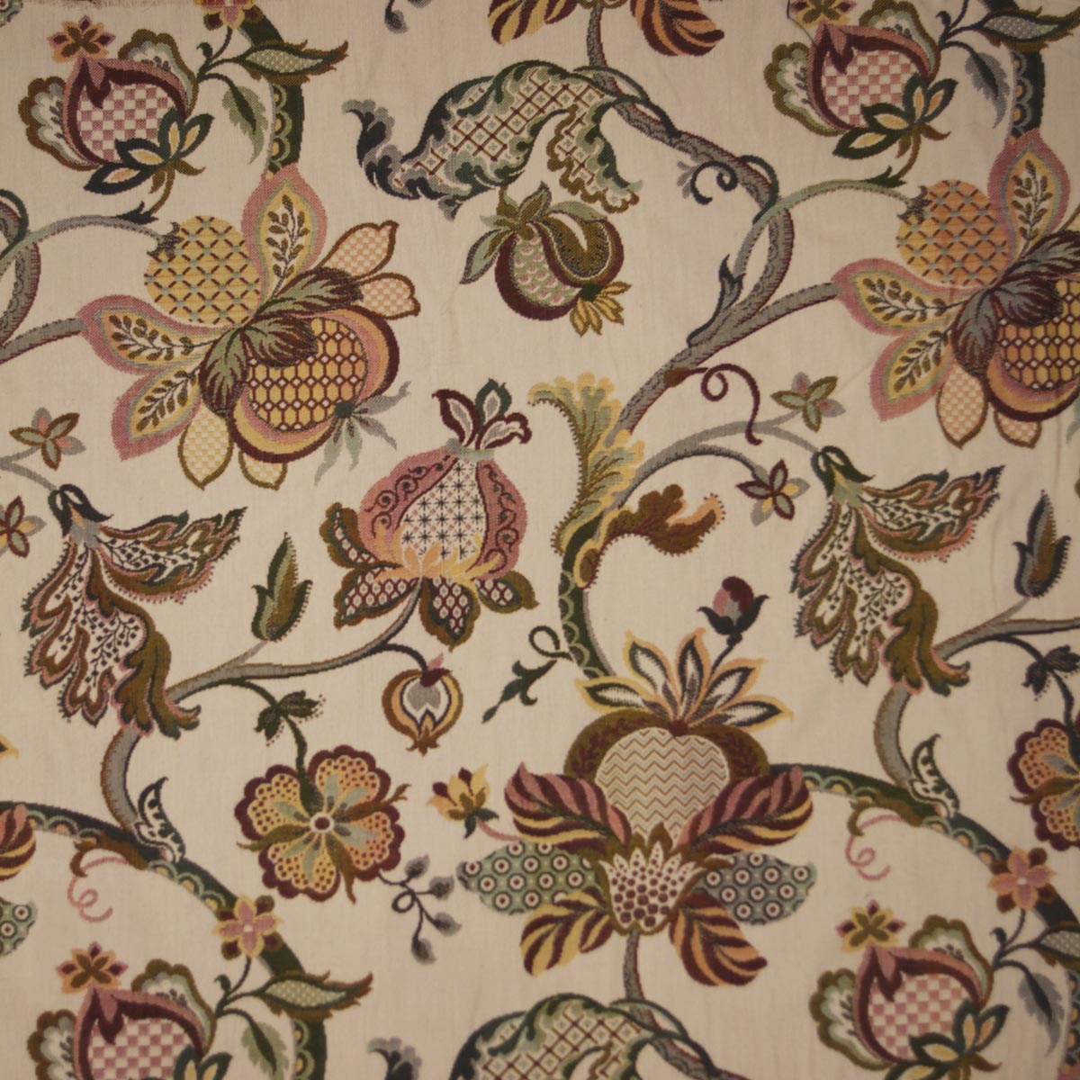 Jacobean Tree of Life Woven Fabric