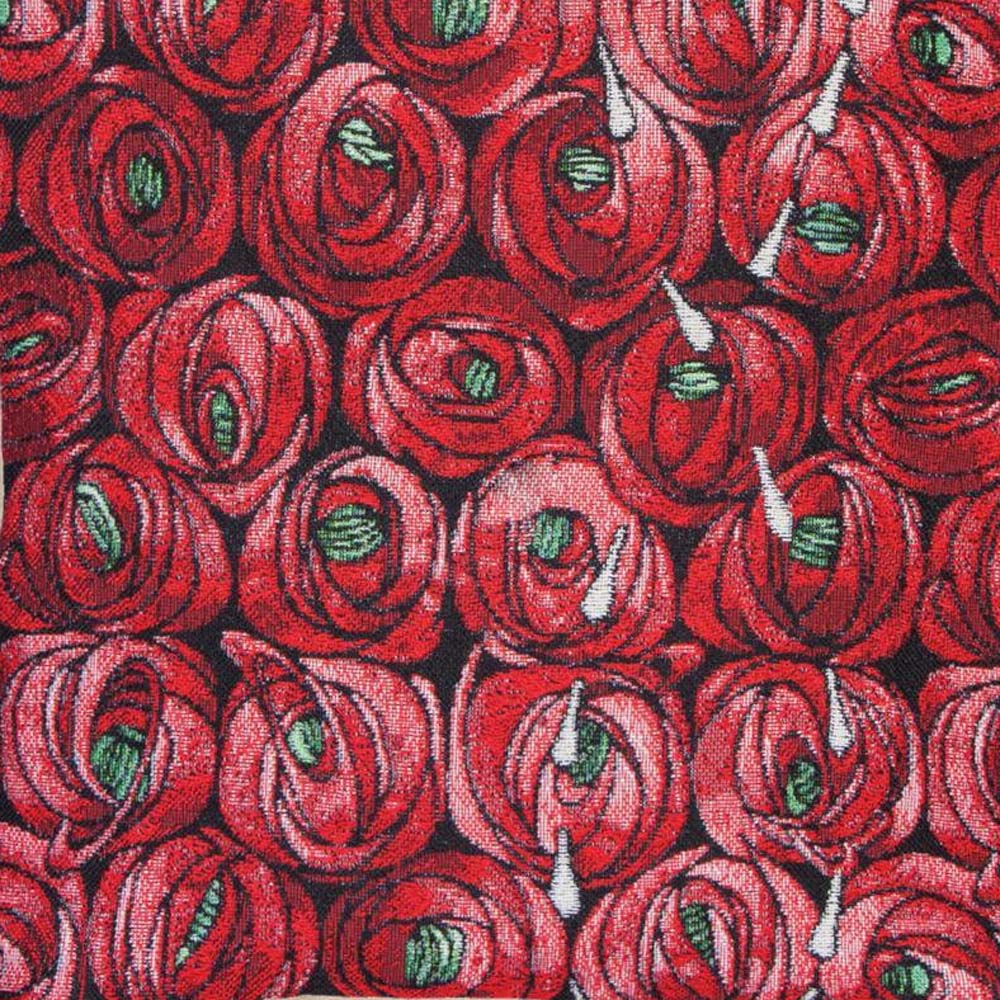 Teardrop Roses Charles Rennie Mackintosh tapestry curtain upholstery ...