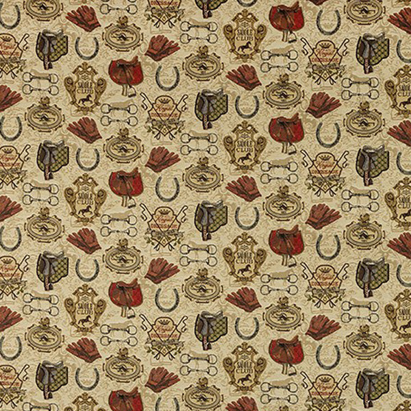 Traditional Country Style Fabric | Country Life Dressage Weave from ...