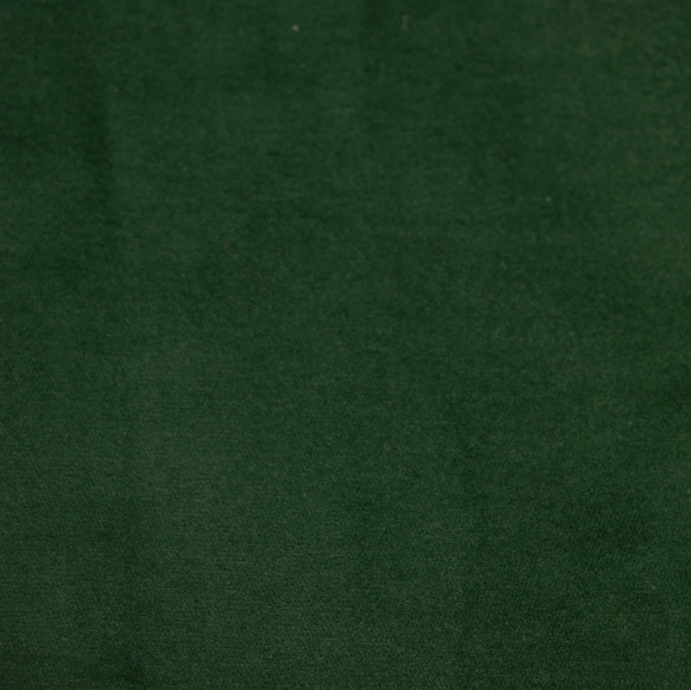 Chartwell Cotton Velvet green curtain and upholstery from Loome Fabrics